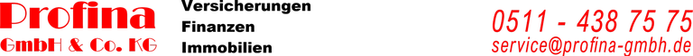 Profina GmbH & Co. KG Versicherungsmakler Hannover